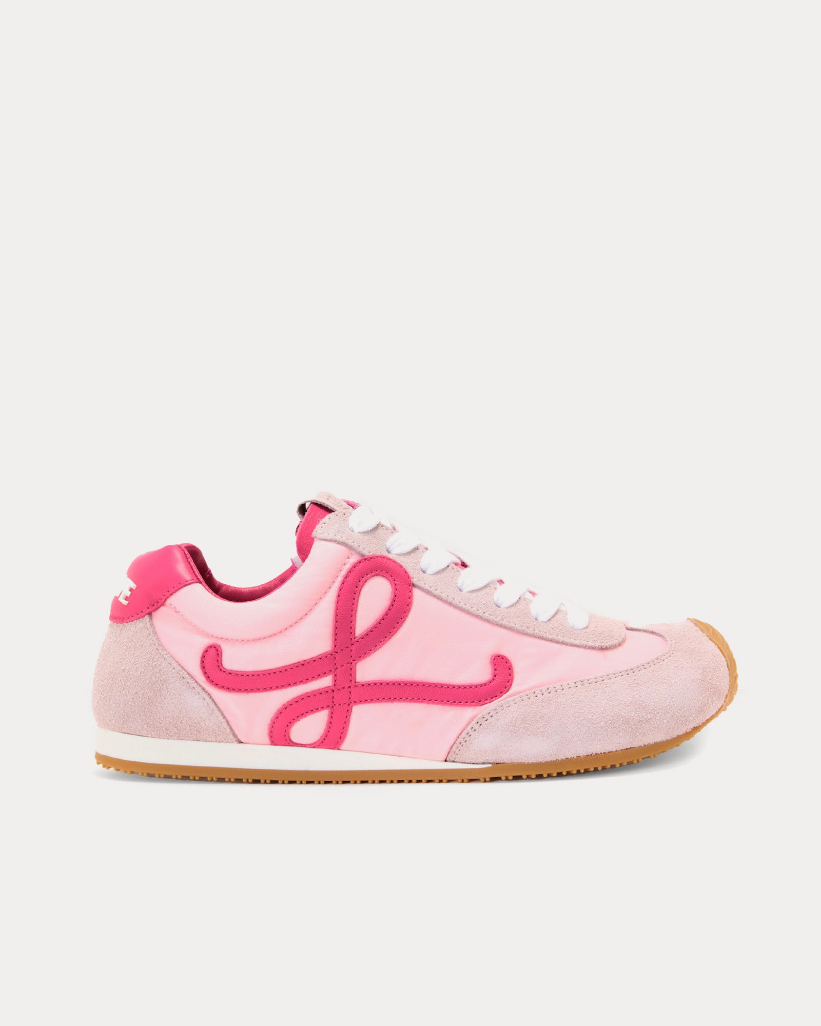 Loewe Women's Ballet Runner 2.0 Nylon & Calfskin Baby Pink / Fuxia ...