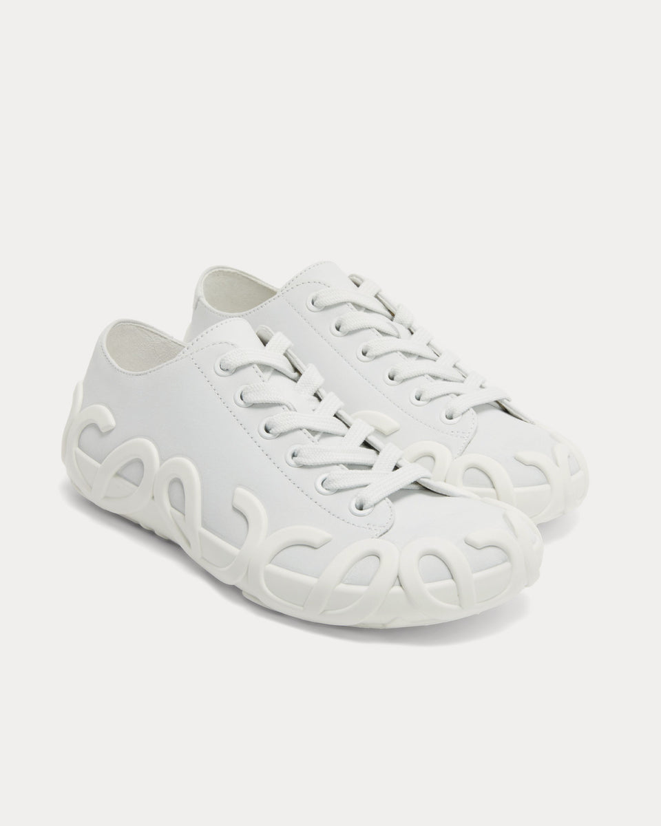 Loewe Rise Lace-Up Nubuck Almost Optic / Almost Optic Low Top Sneakers ...