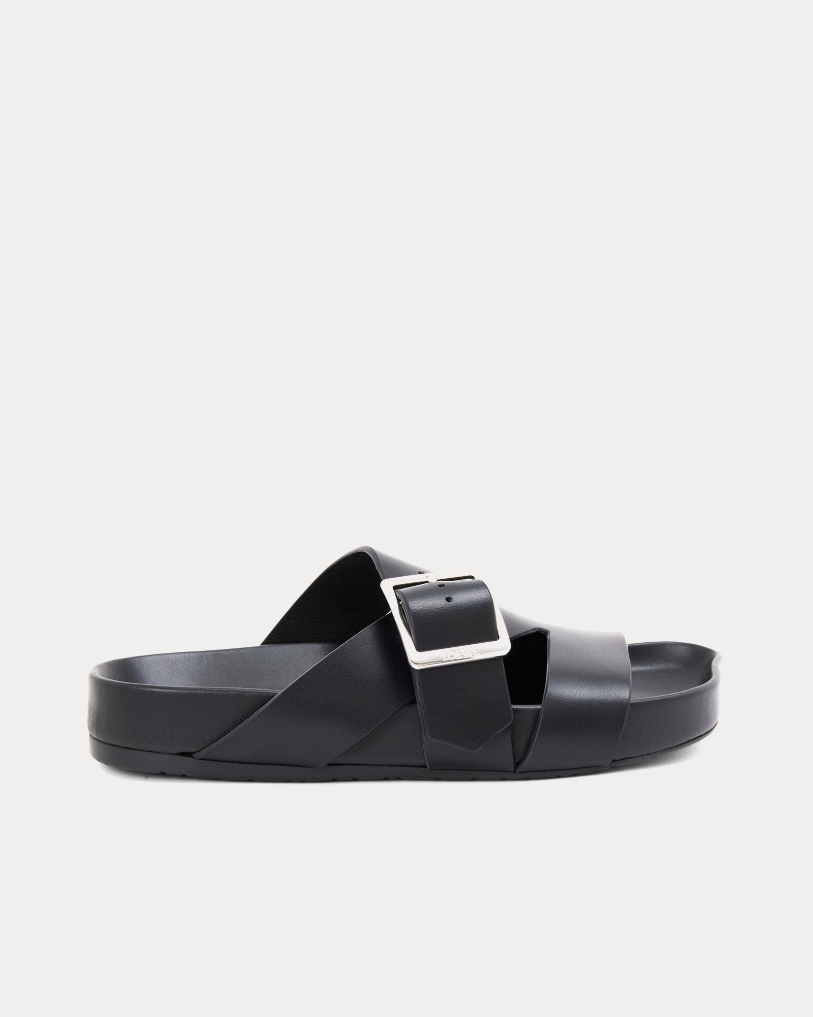 Loewe x Paula's Ibiza Men's Ease Buckle Vegetable-Tanned Calfskin Black ...