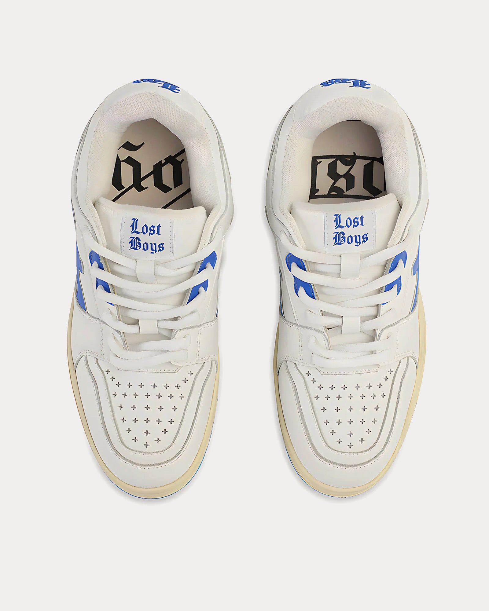 Lost Boys Unisex Cobalt Breeze White / Dark Blue Low Top Sneakers