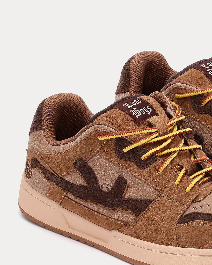 Lost Boys Timba Lows Light Brown Low Top Sneakers - Sneak in Peace