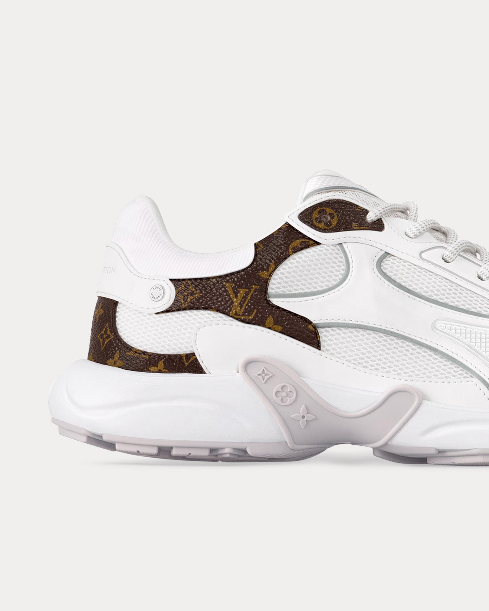 Louis Vuitton Women's LV Olympia White Low Top Sneakers