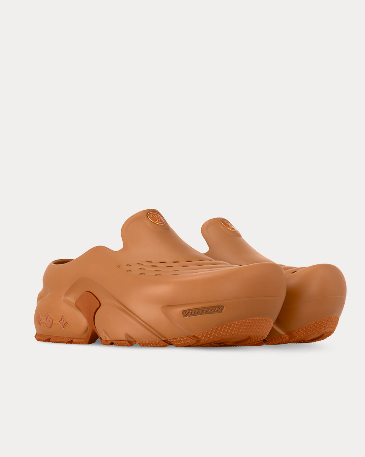 Louis Vuitton LV Shark Brown Clogs - Sneak in Peace