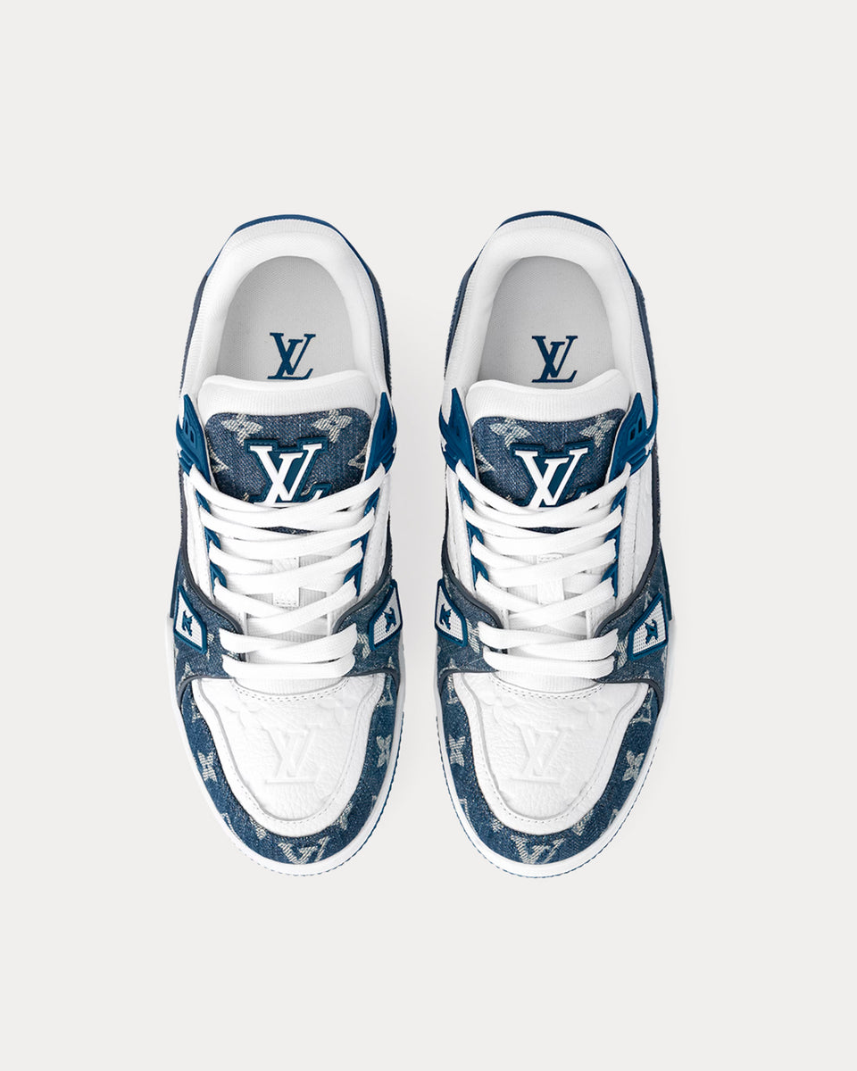 Louis Vuitton LV Trainers Bleu Clair Low Top Sneakers - Sneak in Peace