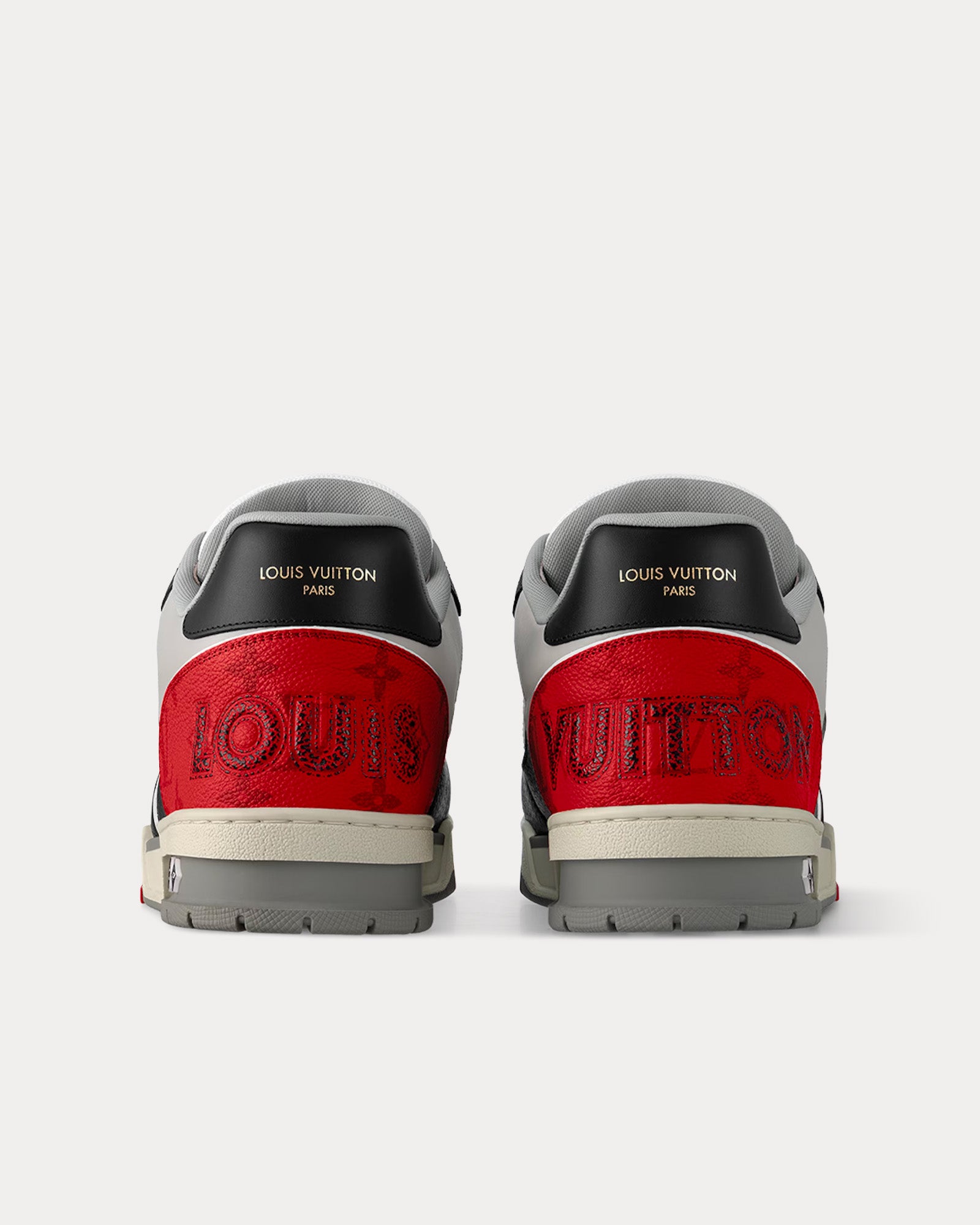 Louis Vuitton Men's LV Trainer Grained Calf leather with Monogram ...