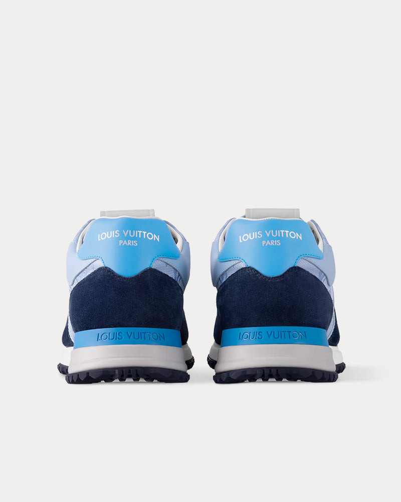Louis Vuitton Men's Run Away Suede Blue Low Top Sneakers & Trainers