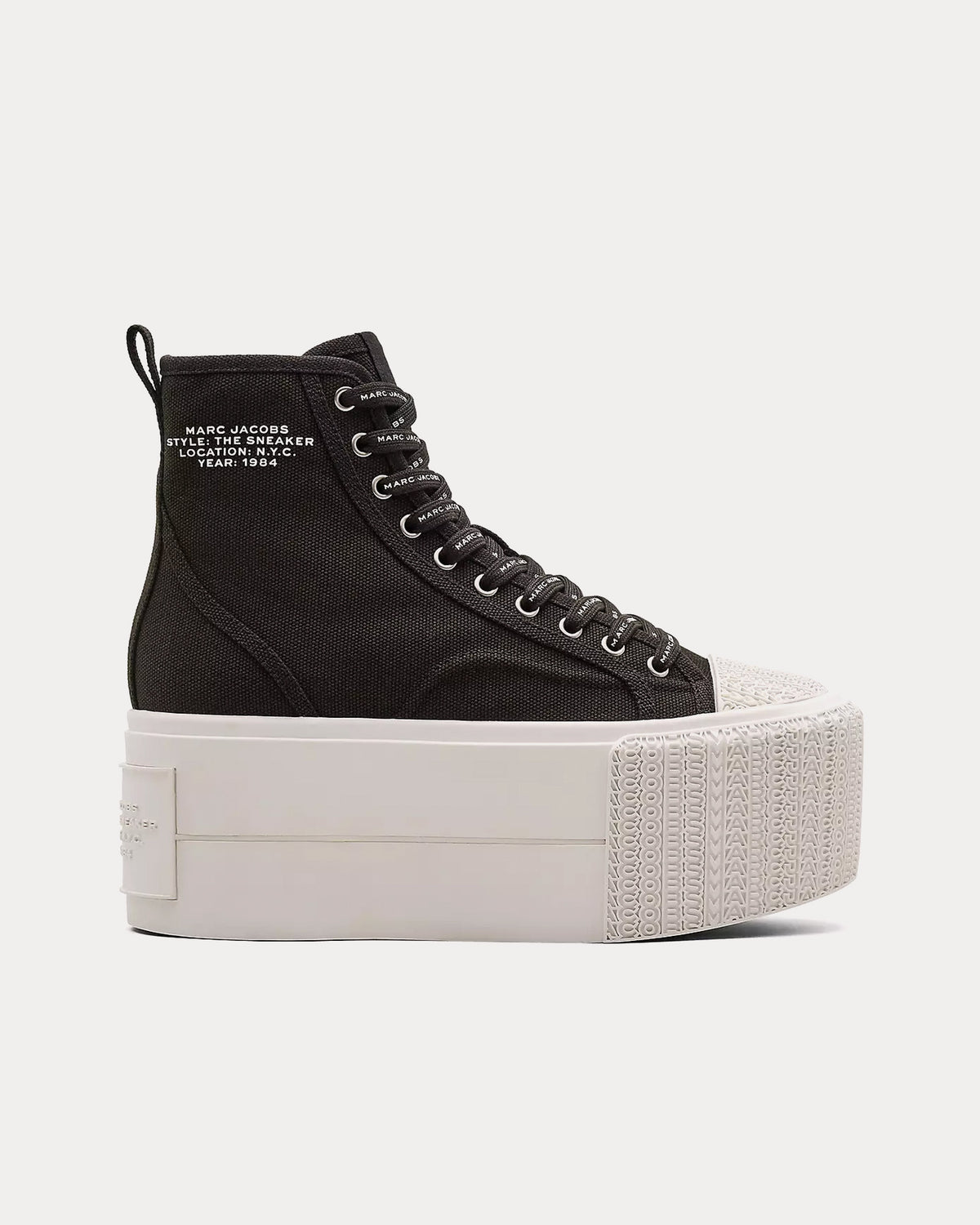 Marc Jacobs The Platform Black High Top Sneakers - Sneak in Peace