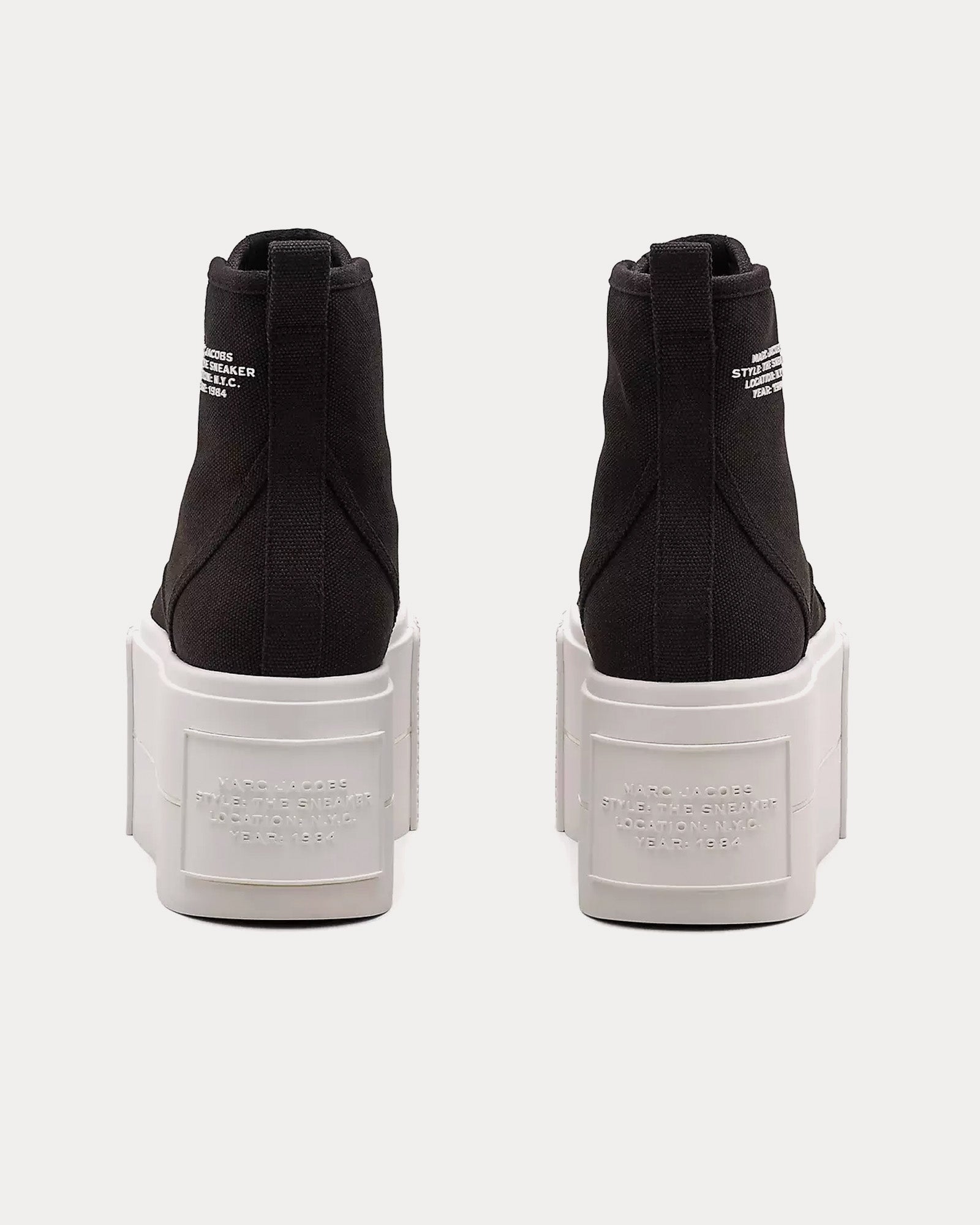 Marc Jacobs Women's The Platform Black High Top Sneakers & Trainers