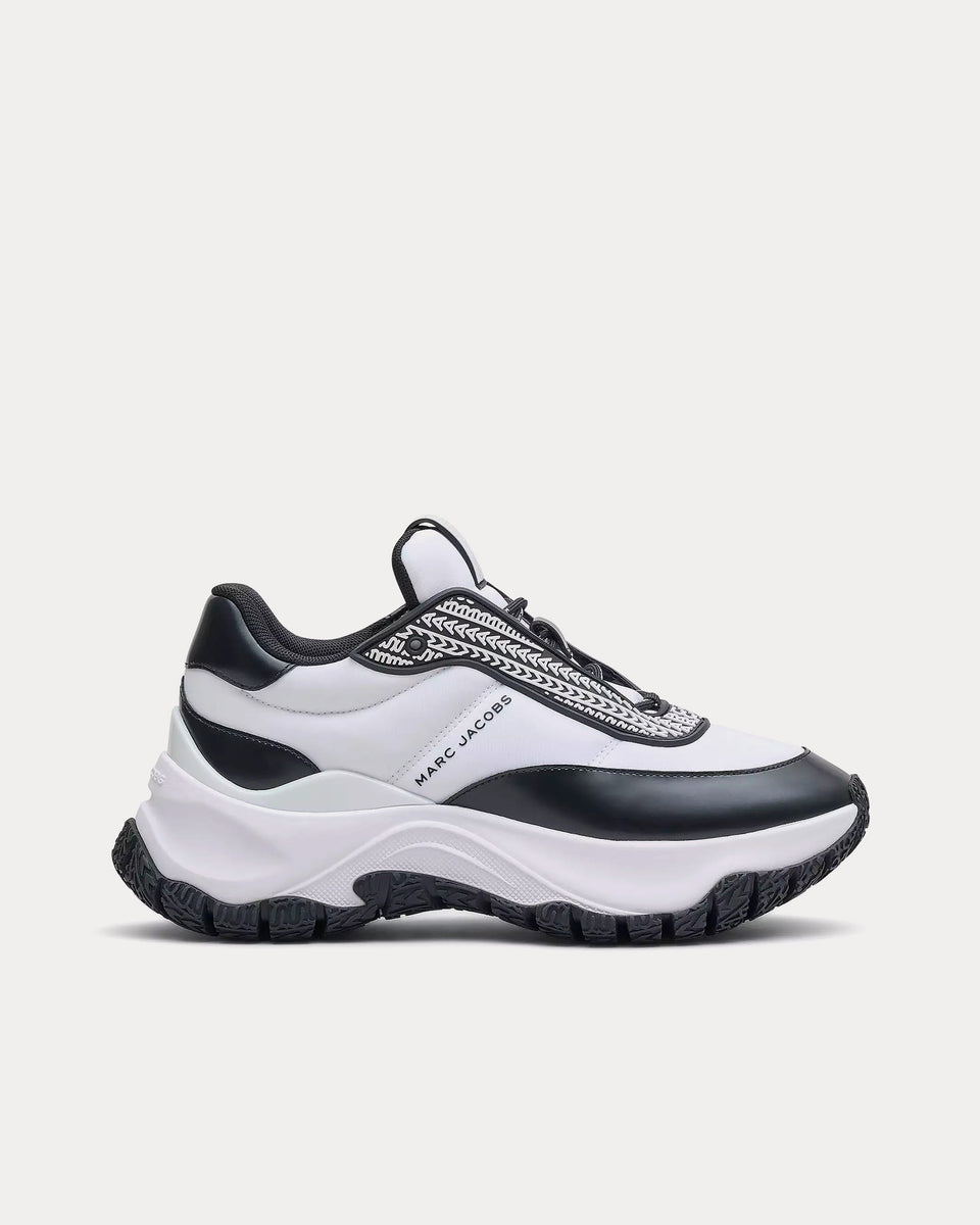 Marc Jacobs The Lazy Runner White / Black Low Top Sneakers - Sneak in Peace