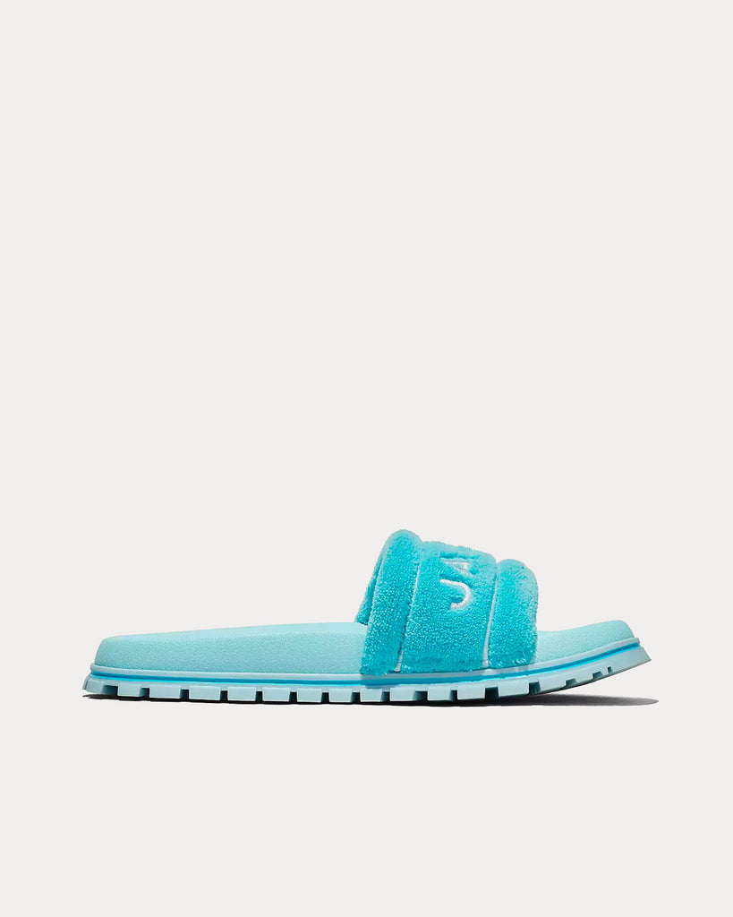 Marc Jacobs The Terry Blue Slides - Sneak in Peace