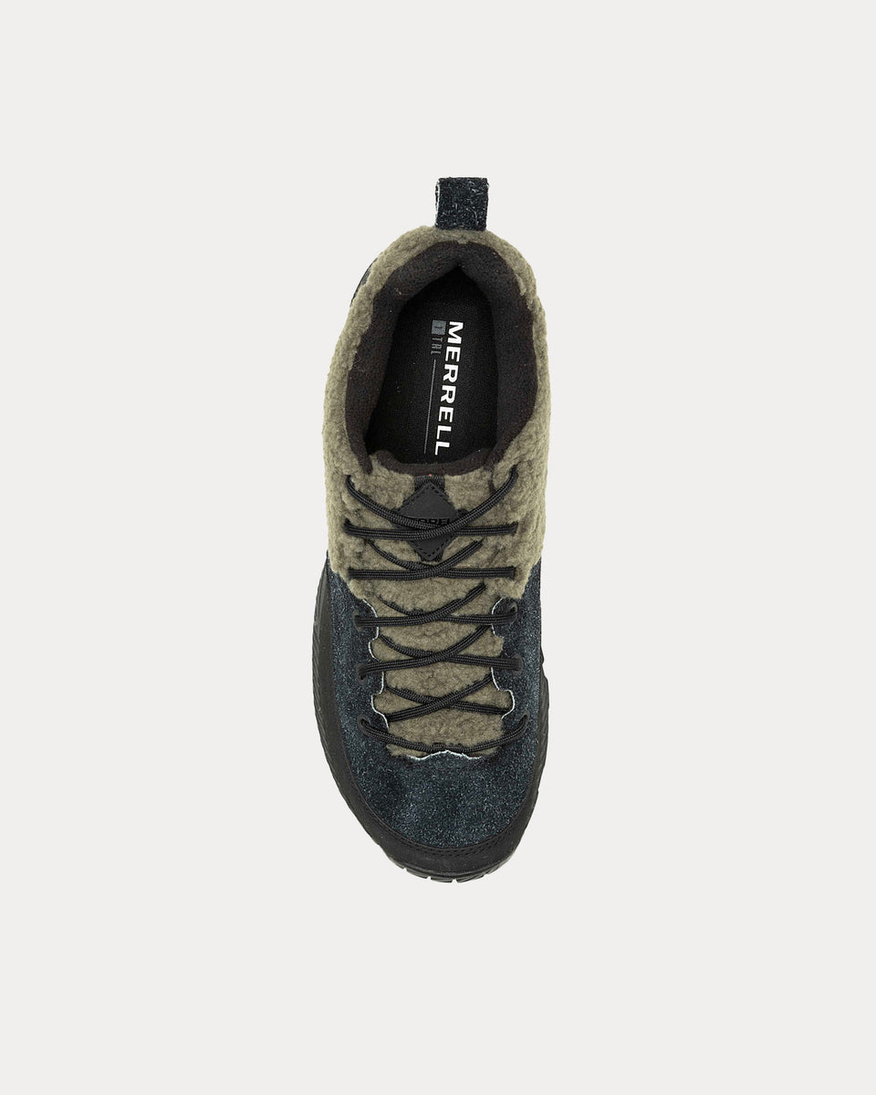 Merrell 1TRL MQM Ace Fleece Black / Olive Low Top Sneakers - Sneak in Peace