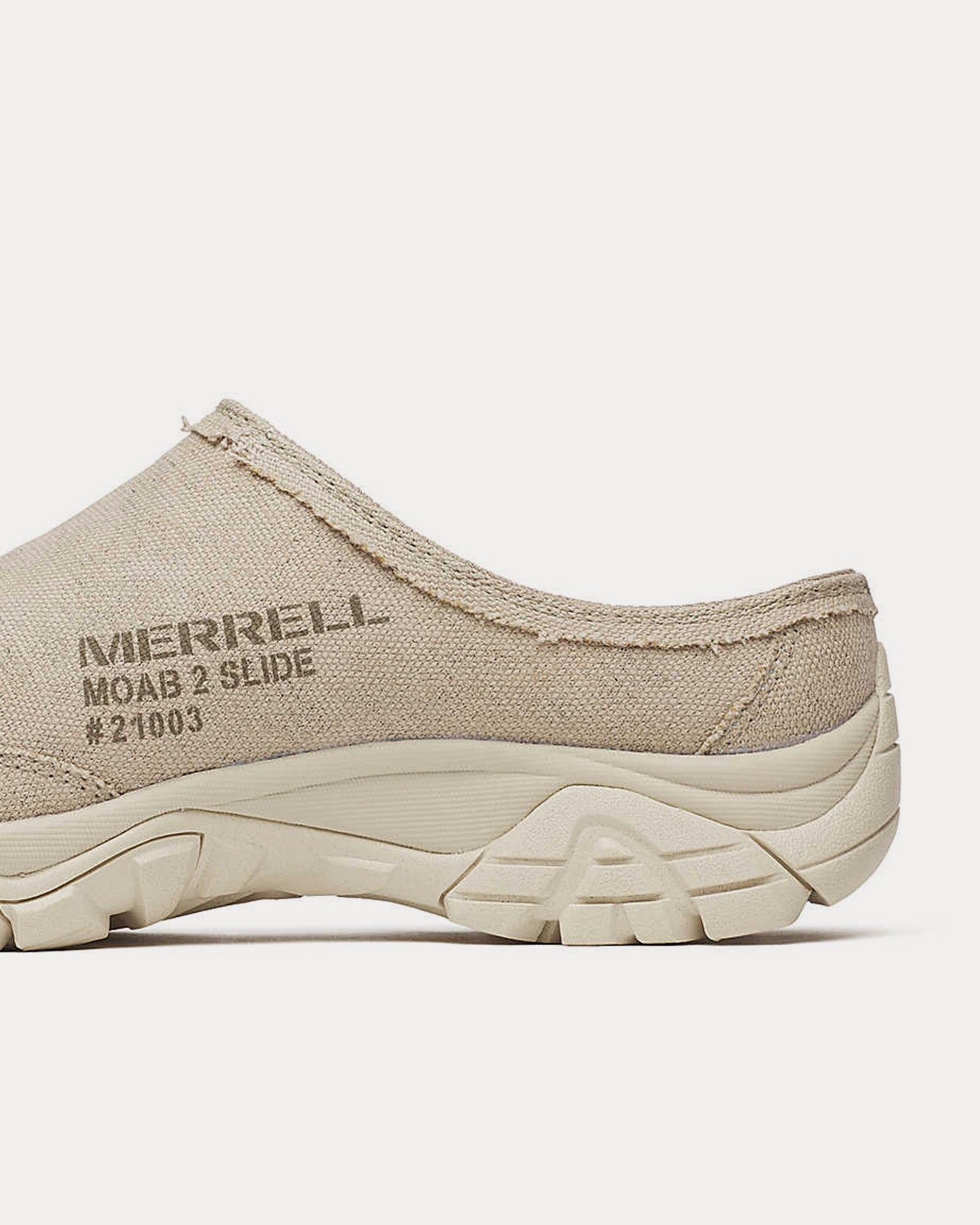 Merrell 1TRL Men's Moab 2 Slide Canvas SE Fawn Slip On Sneakers & Trainers