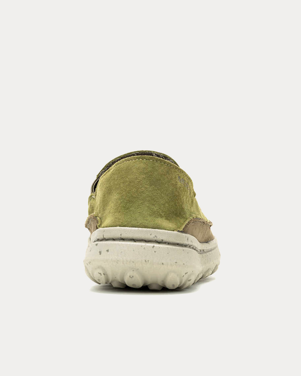 Merrell Hut Moc 2 Suede Avocado Slip Ons - Sneak in Peace
