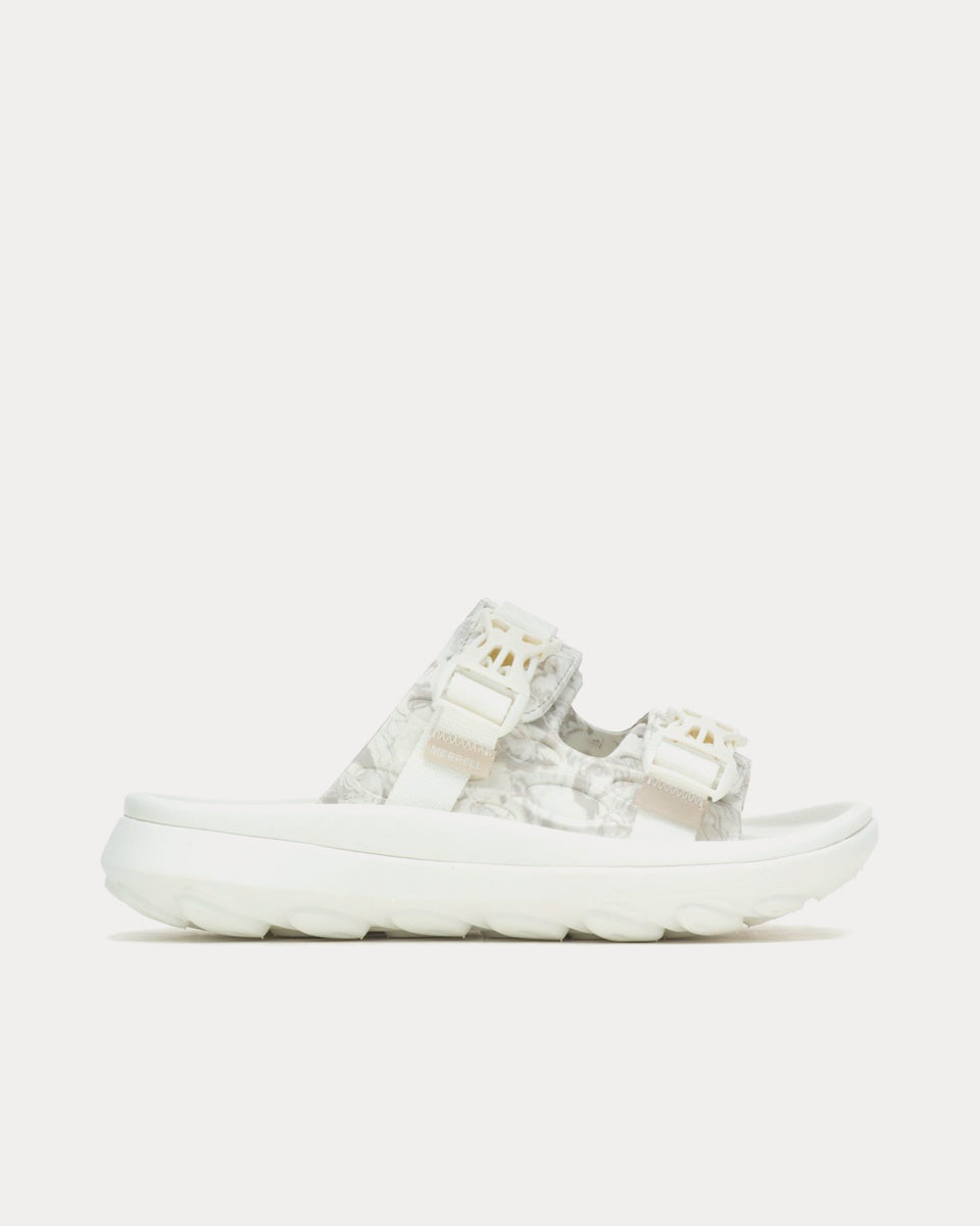 Merrell Hut Ultra Wrap White Sandals - Sneak in Peace Merrell Hut Ultra Wrap White Sandals - Sneak in Peace