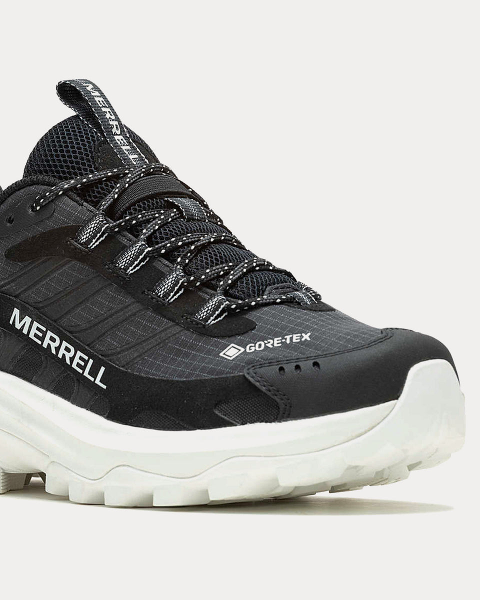 Merrell Moab Speed 2 Gore-Tex Black / White Running Shoes - Sneak in Peace