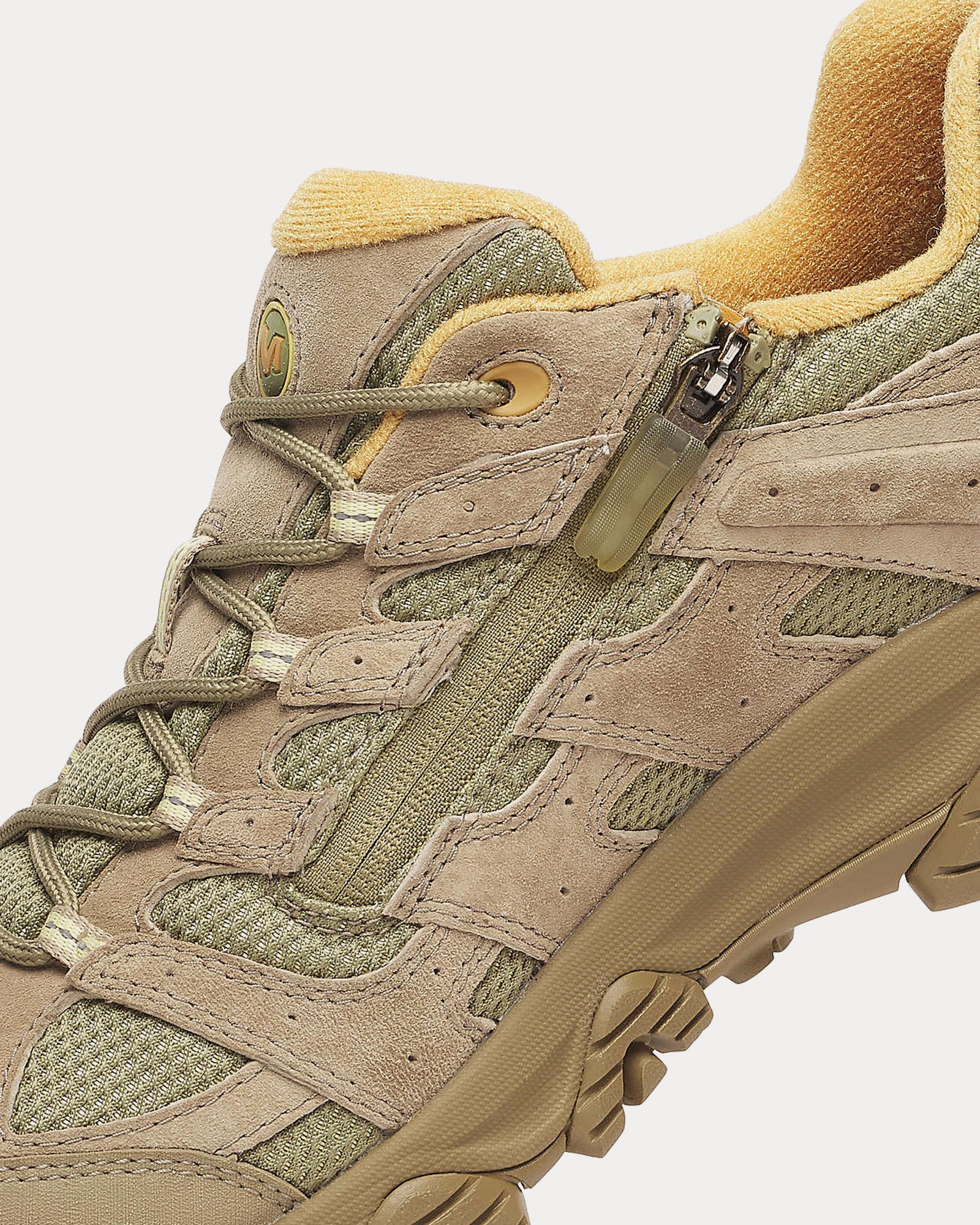 Merrell Men's Moab 3 Zip Ready Drab Low Top Sneakers & Trainers