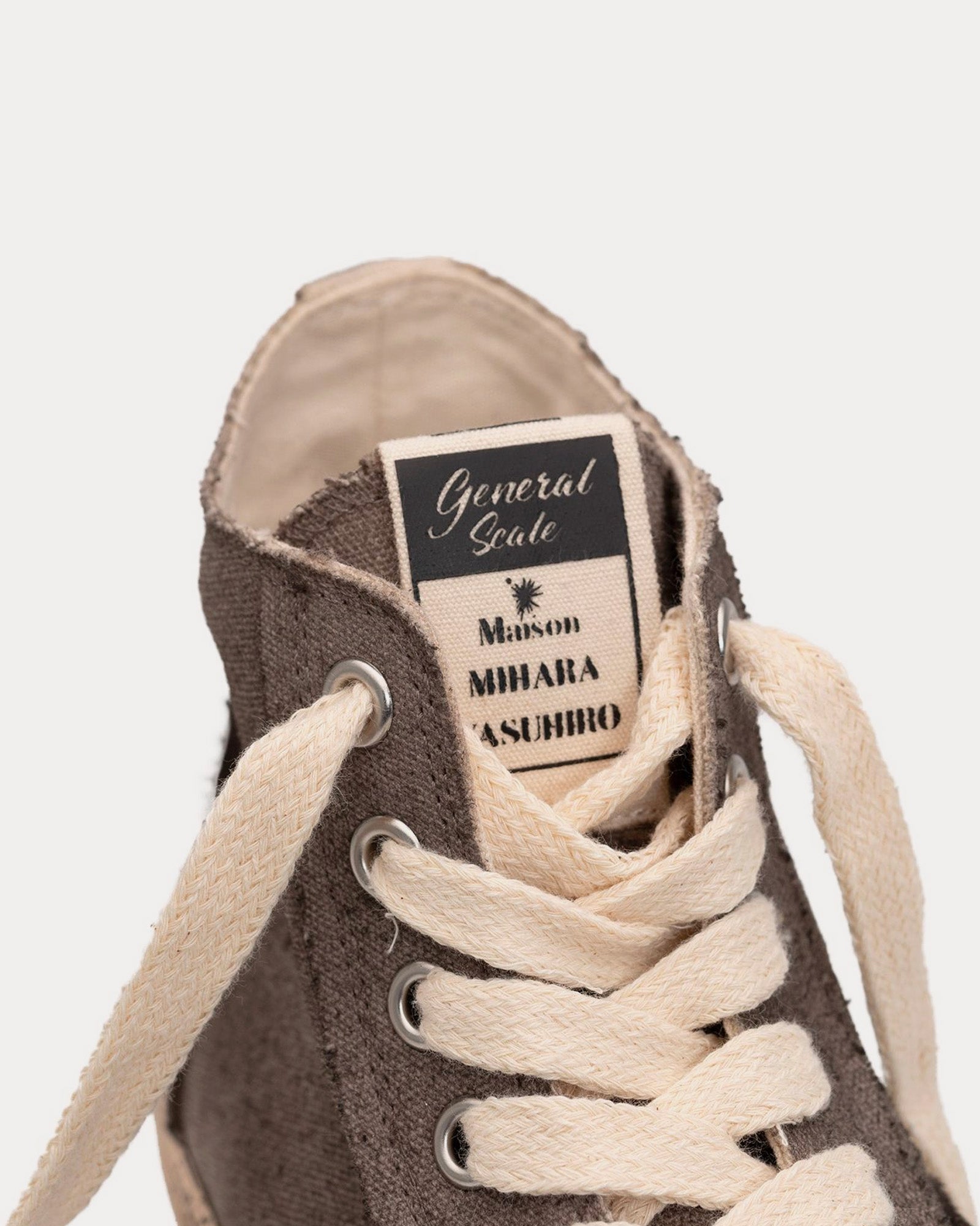 General Scale By Maison Mihara Yasuhiro Past Sole Overdyed Canvas Grey ...