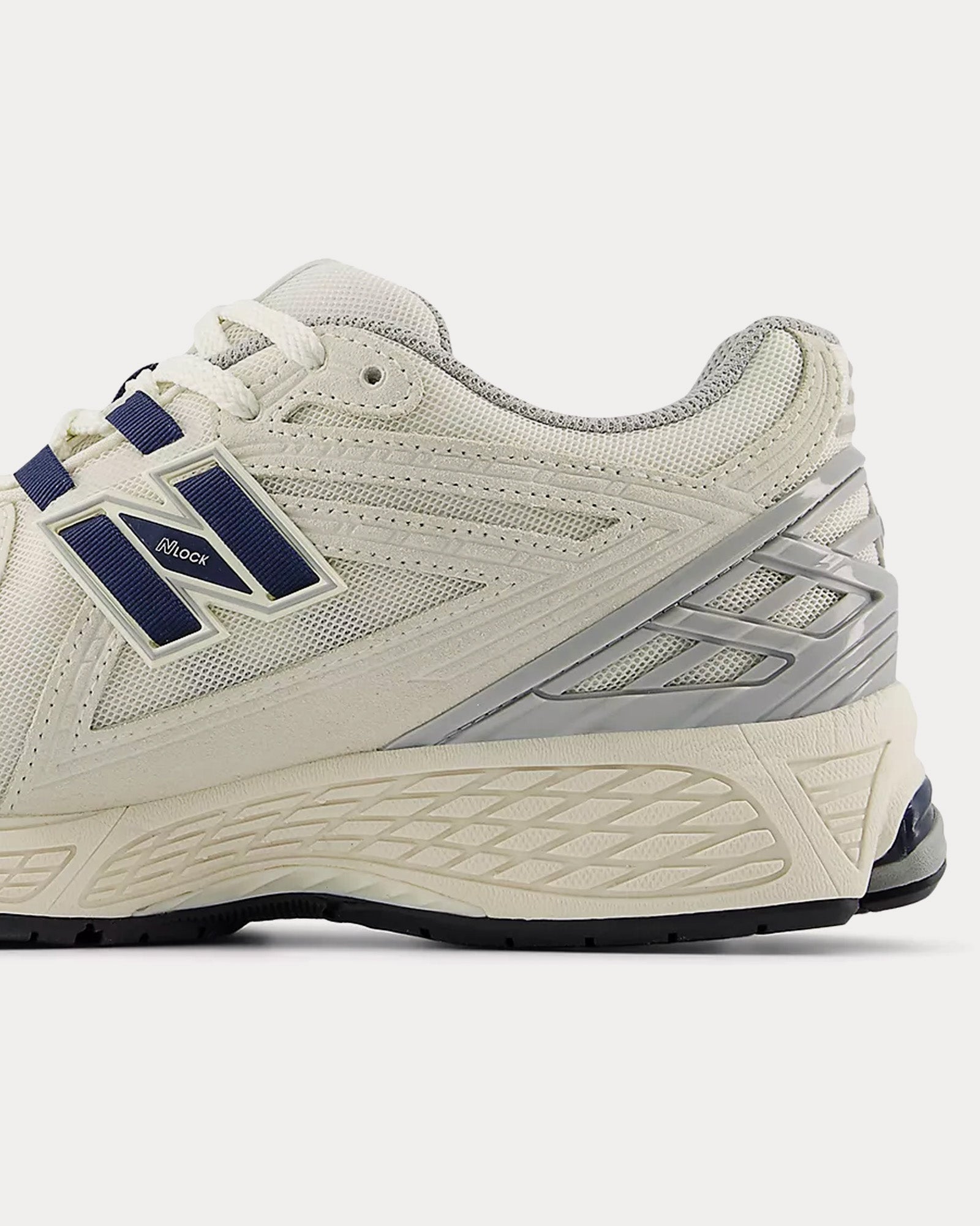 New Balance Unisex 1906r Angora / NB Navy / Concrete Low Top Sneakers ...