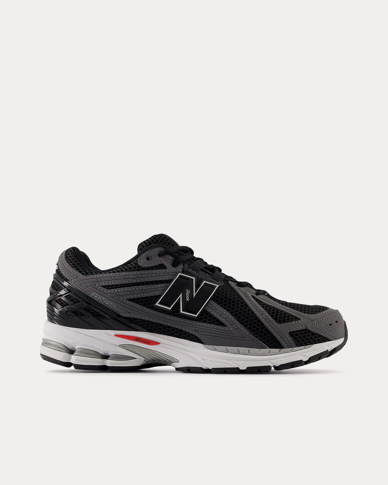 New Balance Men's 1906r Black / Team Red / Castlerock Low Top Sneakers ...