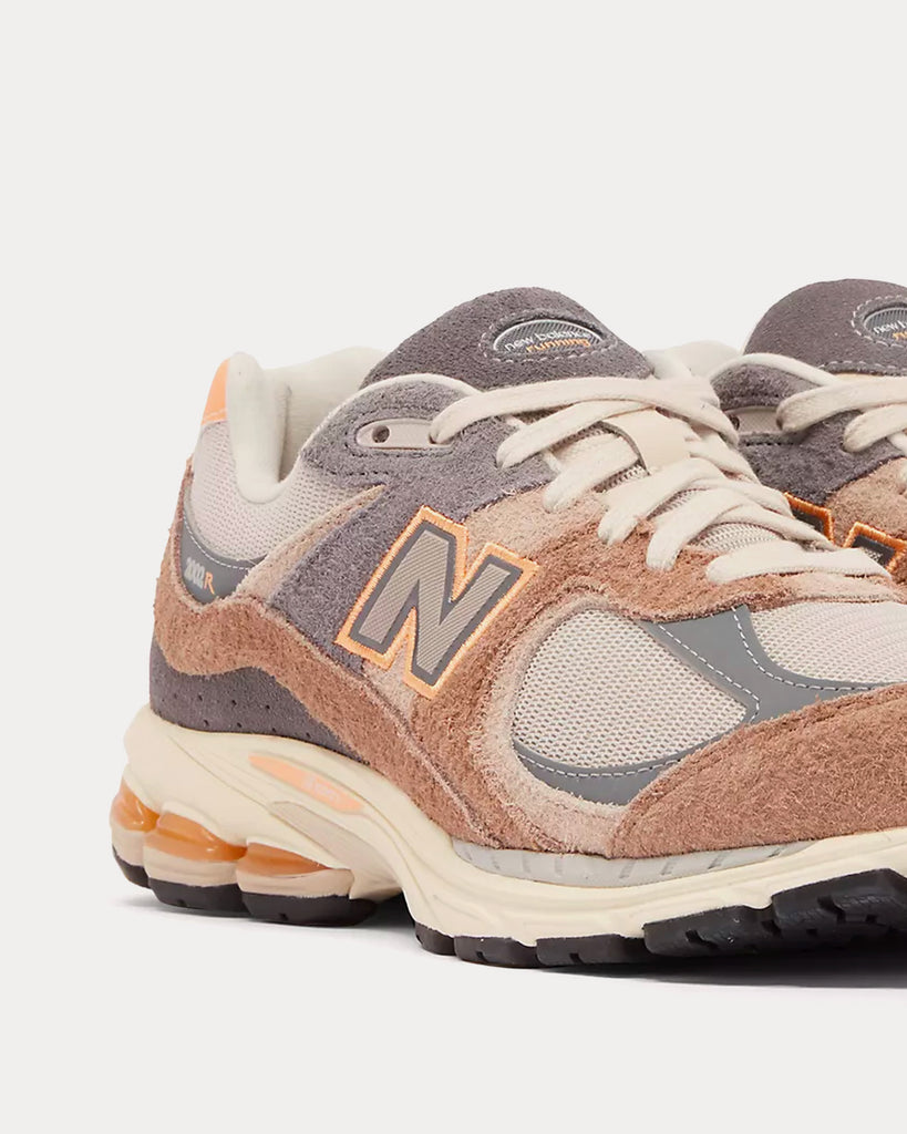 New Balance 2002r Mushroom / Hazy Peach / Castlerock Low Top Sneakers ...
