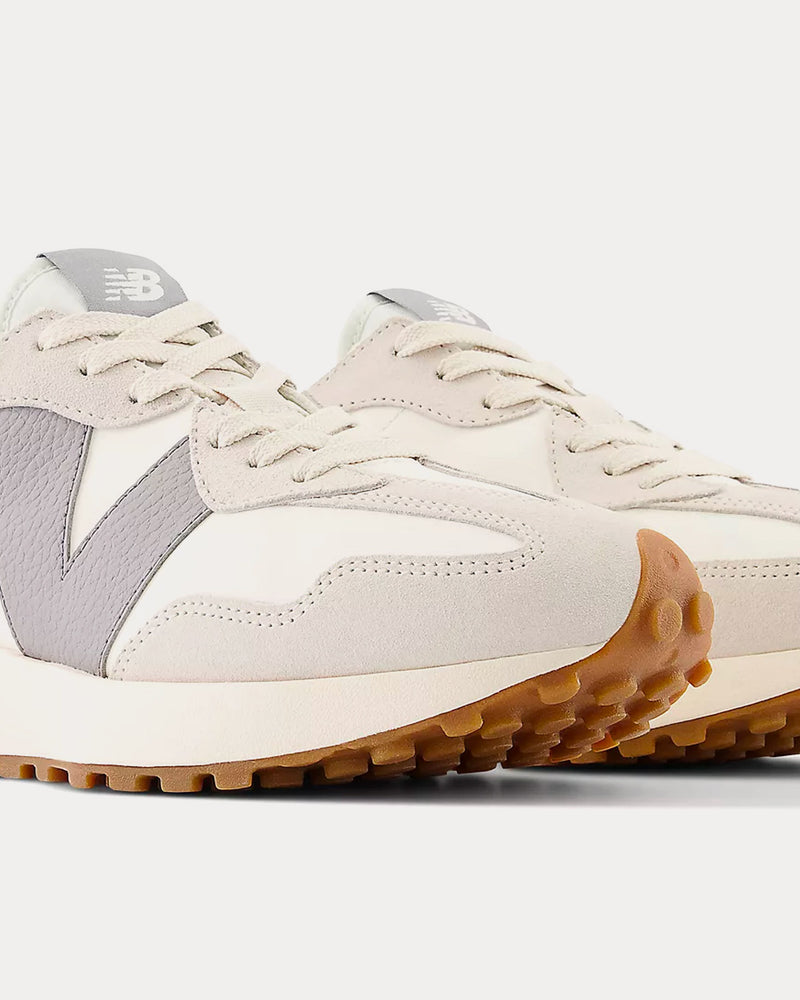 New Balance Unisex 327 Moonbeam / Shadow Grey Low Top Sneakers & Trainers