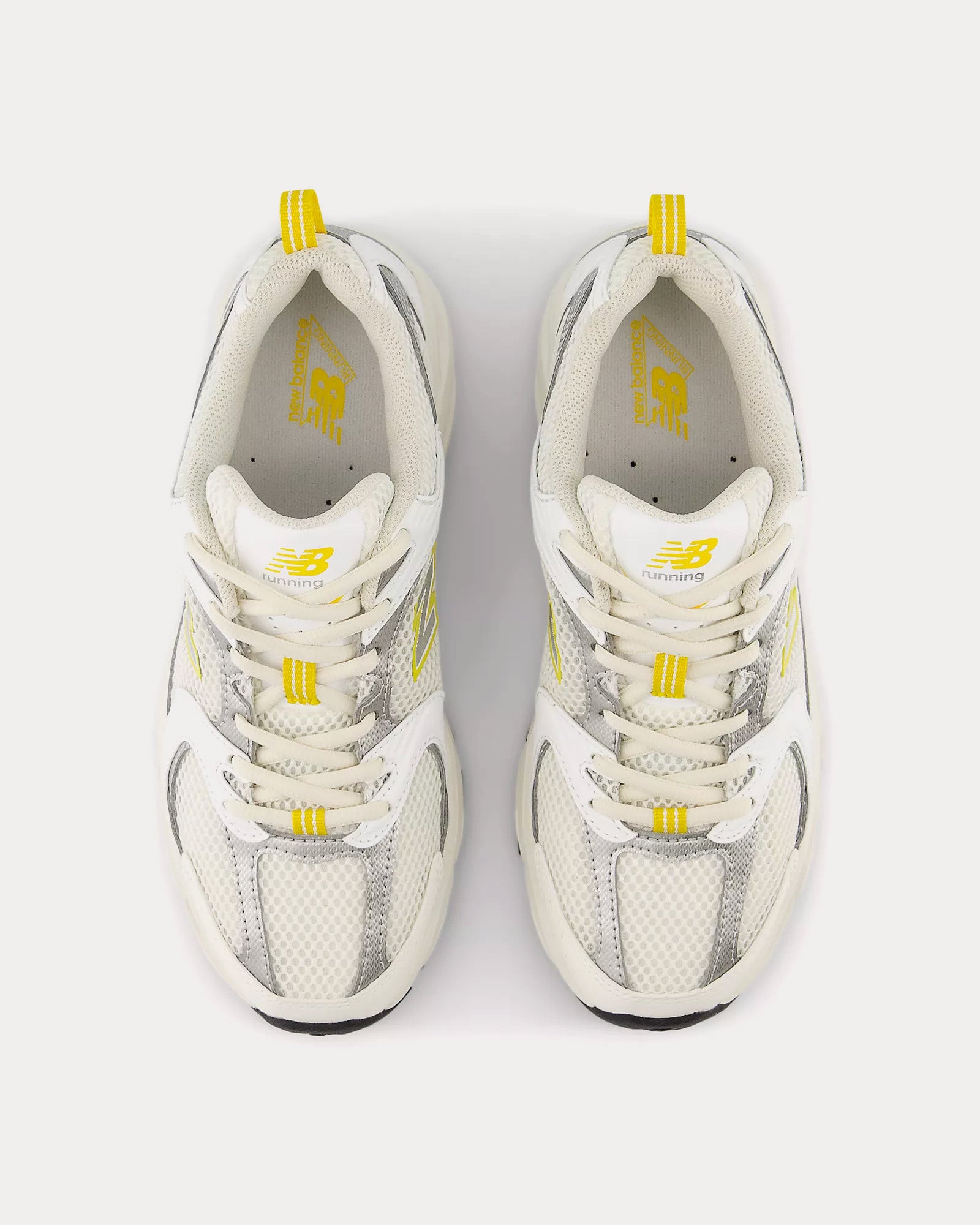 New Balance Unisex 530 Sea Salt / White / Ginger Lemon Low Top Sneakers ...