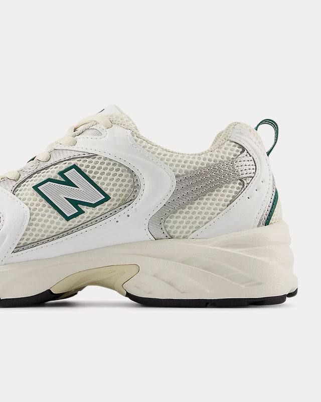New Balance Unisex 530 Sea Salt / White / Marsh Green Low Top Sneakers ...
