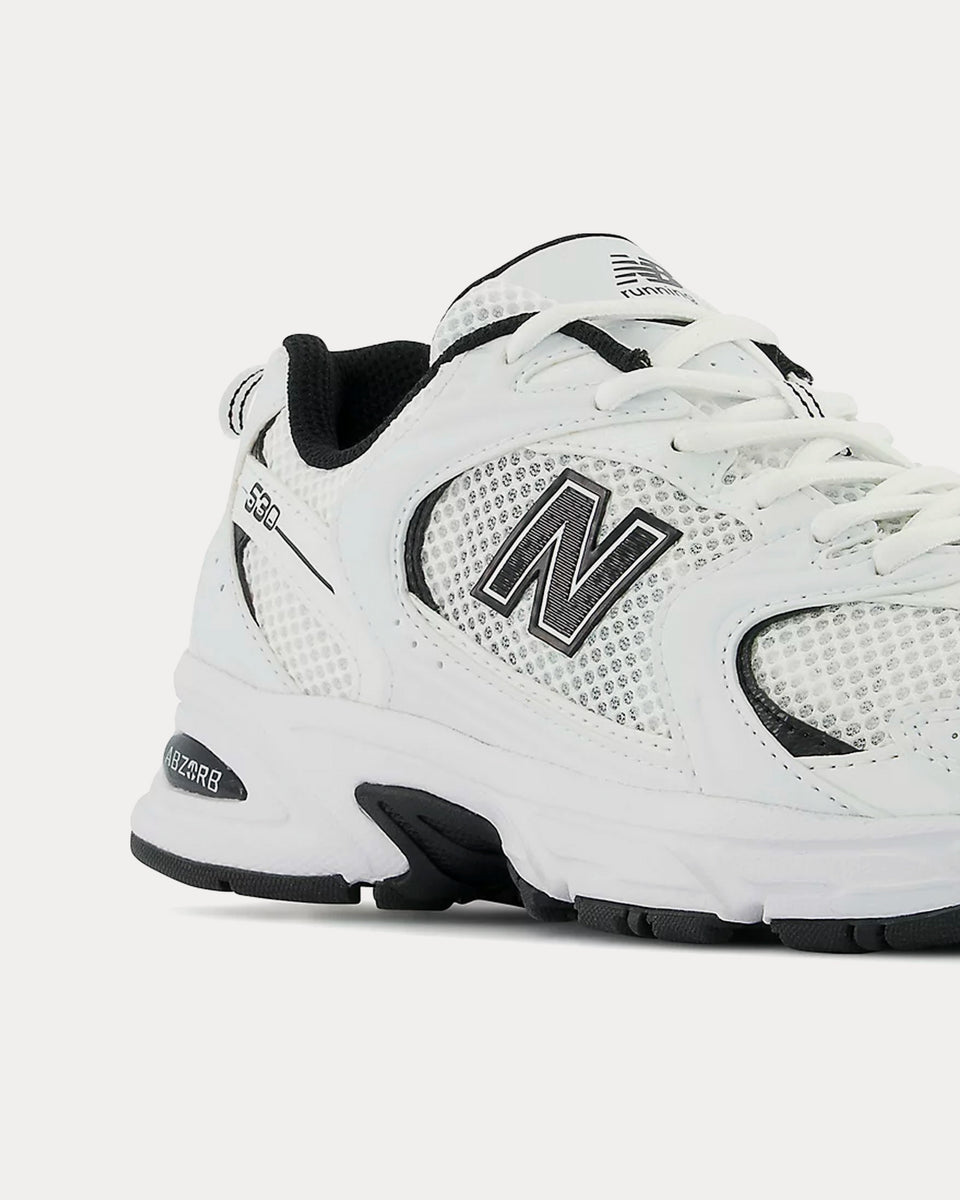 New Balance 530 White / Black Low Top Sneakers - Sneak in Peace