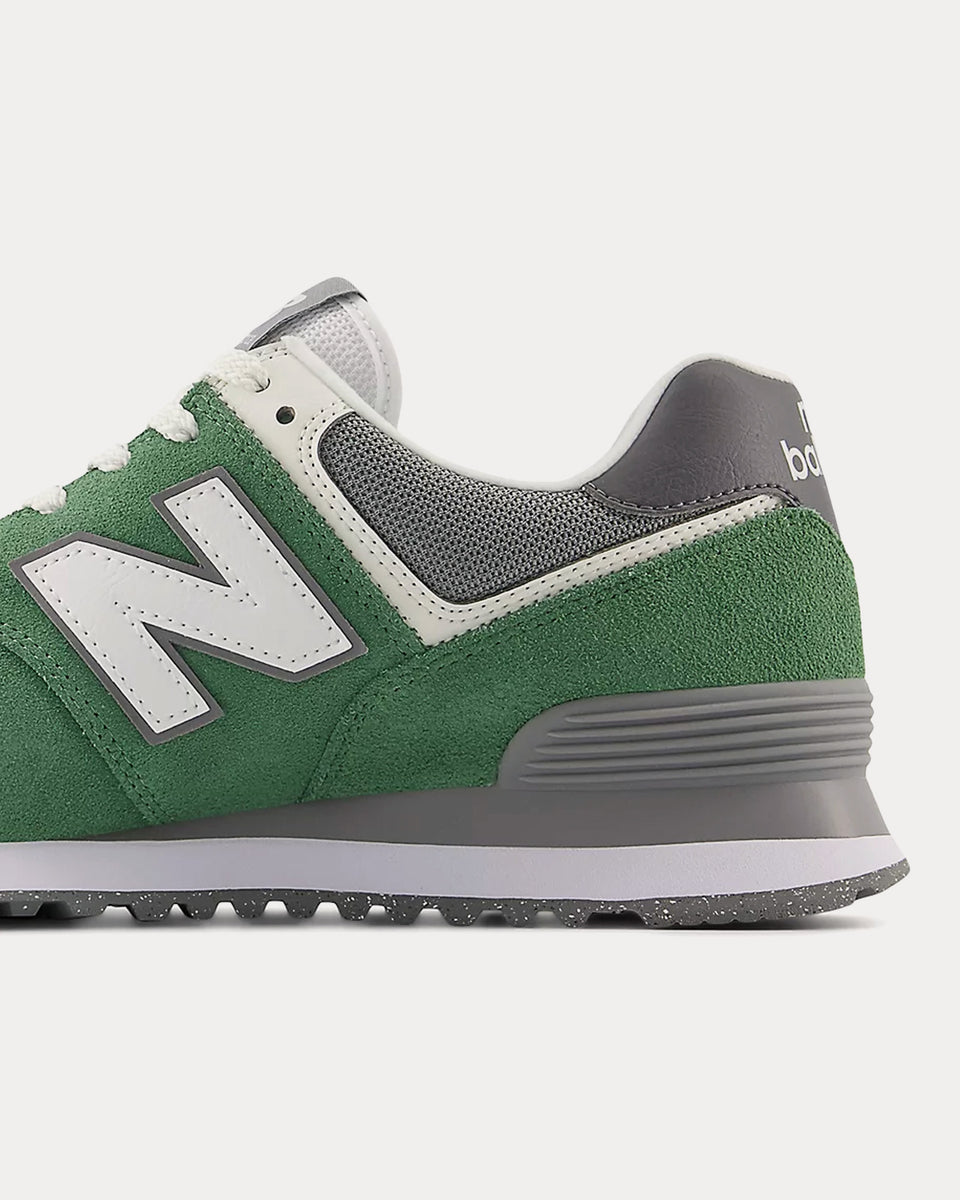 New Balance 574 Mallard Green / White / Shadow Grey Low Top Sneakers ...