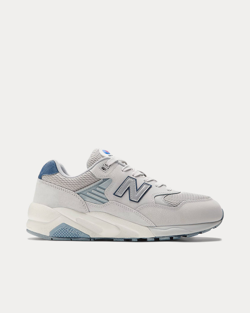 New Balance 580 'Grey Day' Raincloud / NB Navy / Silver Metallic Low ...