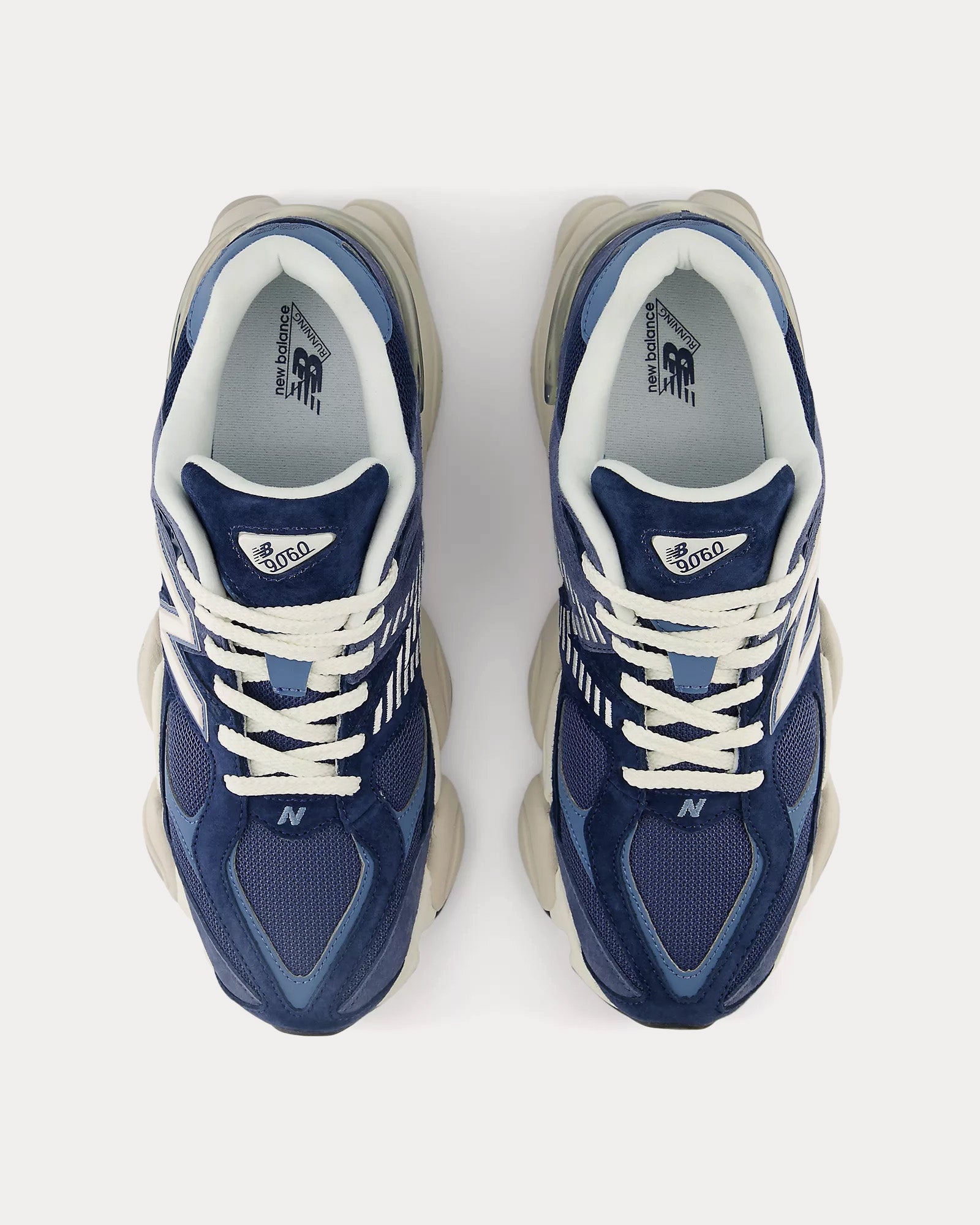 New Balance 9060 NB Navy / Vintage Indigo / Heron Blue Low Top Sneakers ...