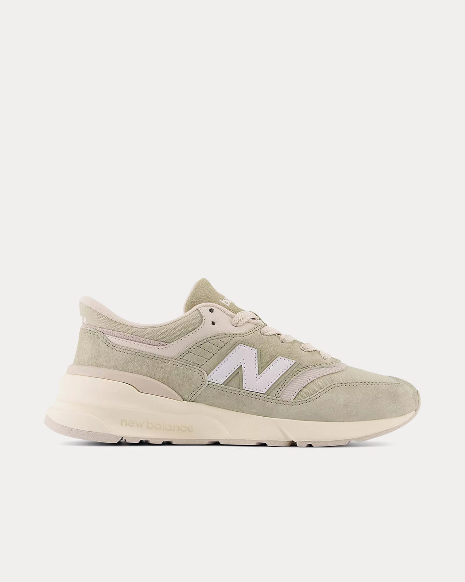 New Balance 997r Dark Olivine / Olivine Low Top Sneakers - Sneak in Peace