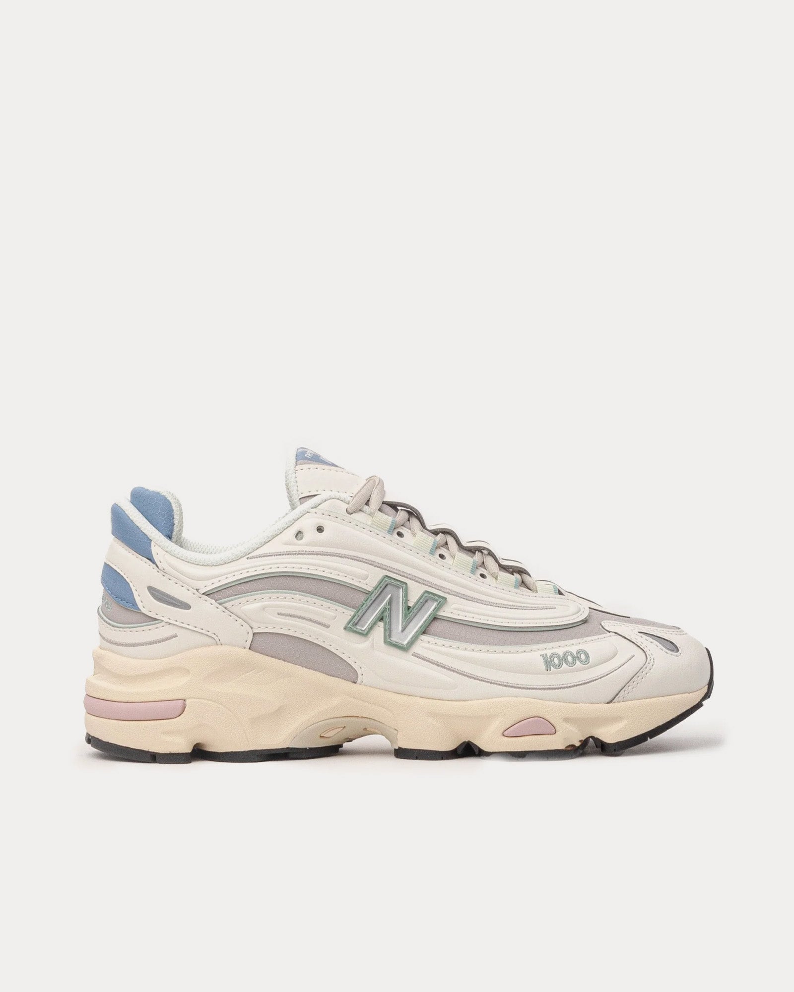New Balance Unisex 1000 Angora / Moonrock / Almond Oil Low Top Sneakers ...