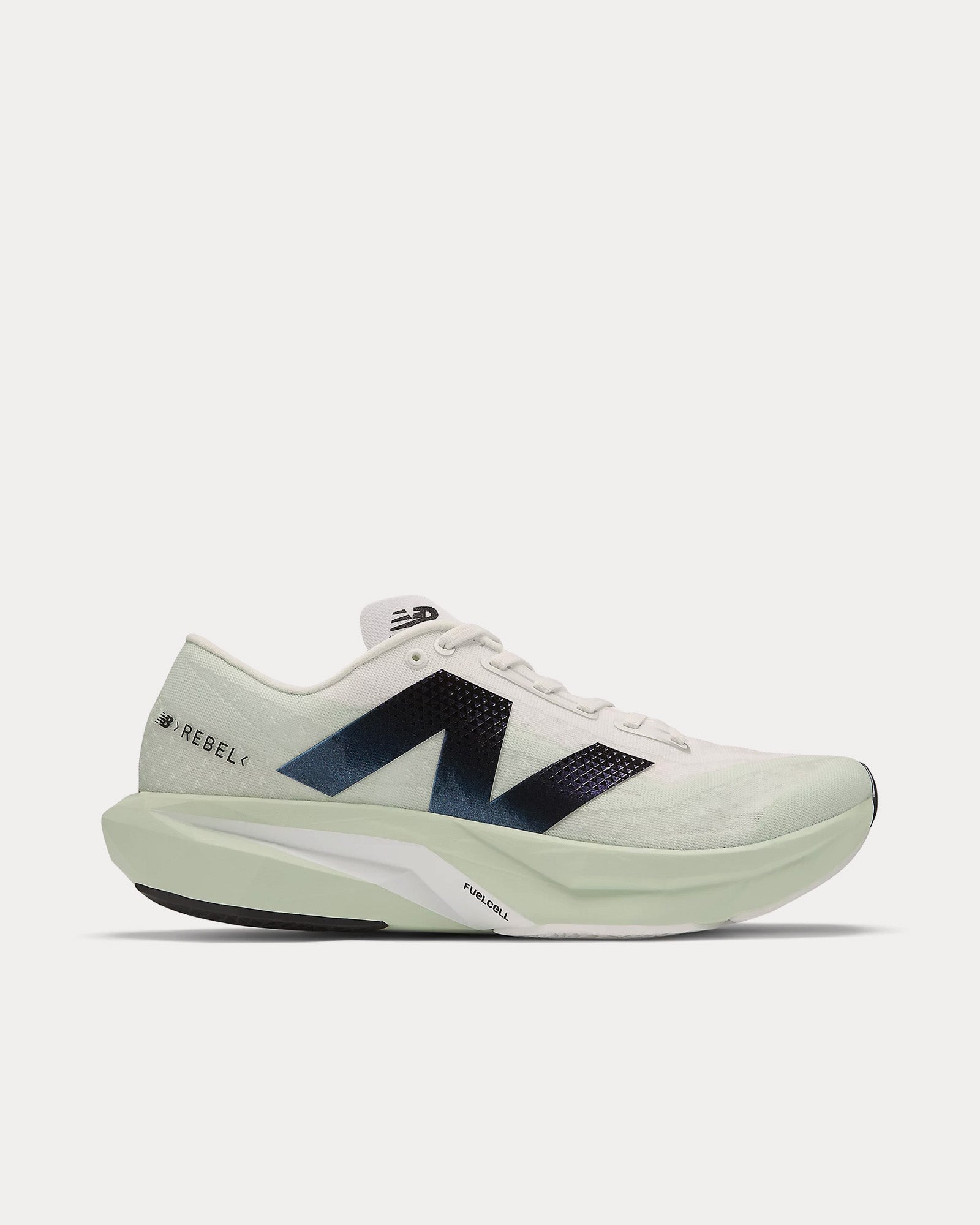 New Balance Men's FuelCell Rebel v4 Clay Ash / White / Black Running Shoes