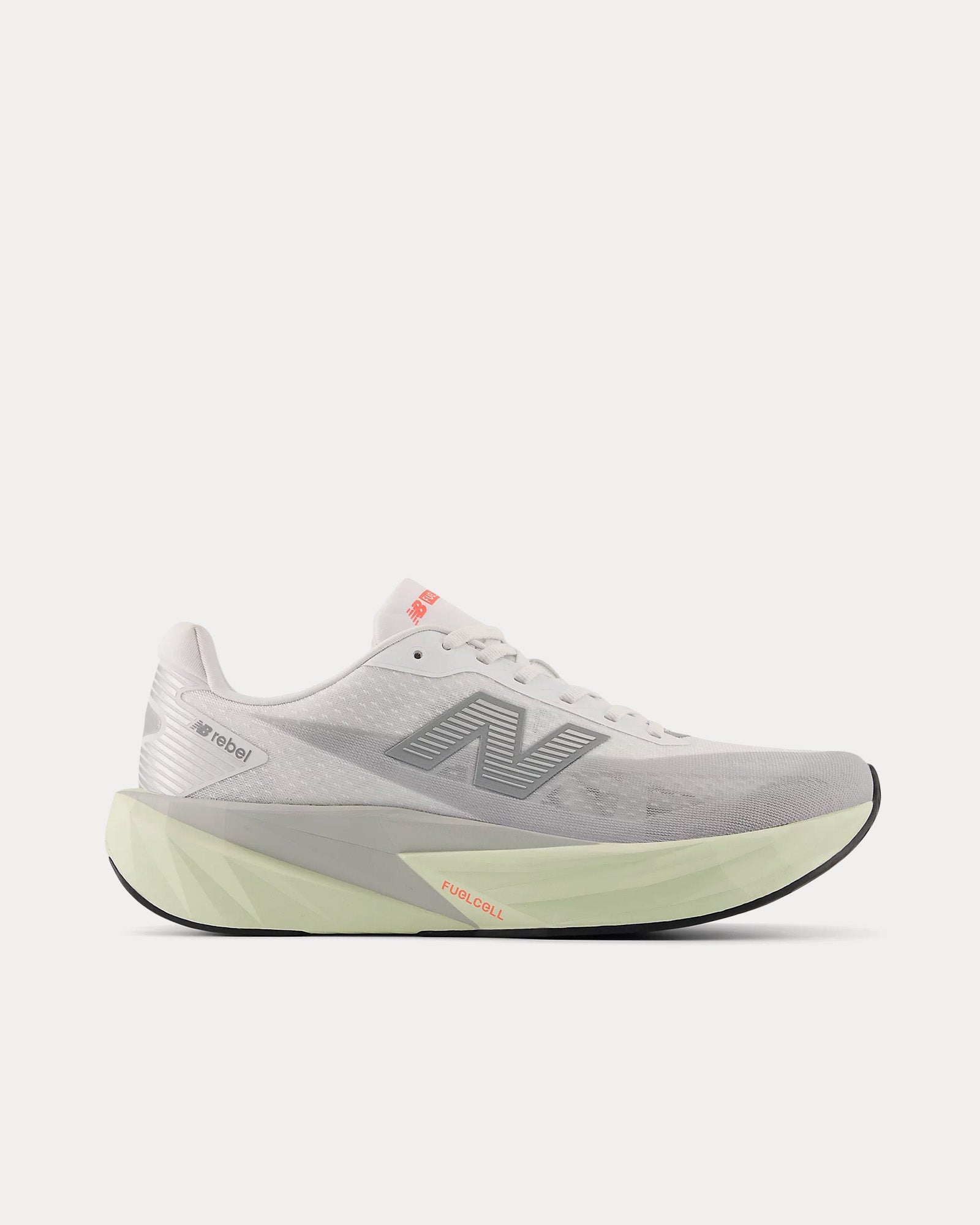 New Balance Men's FuelCell Rebel v5 Raincloud / Mineral / White Running ...