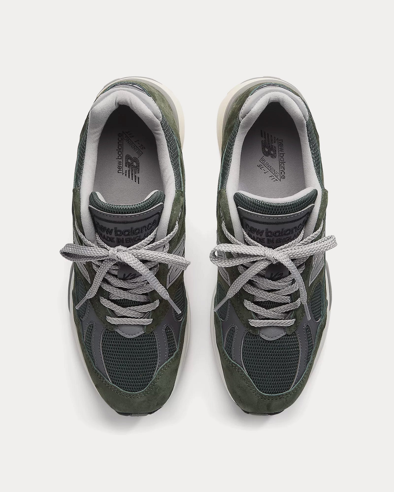 New Balance Unisex MADE in UK 991v2 Kombu Green / Black Forest / Smoked ...