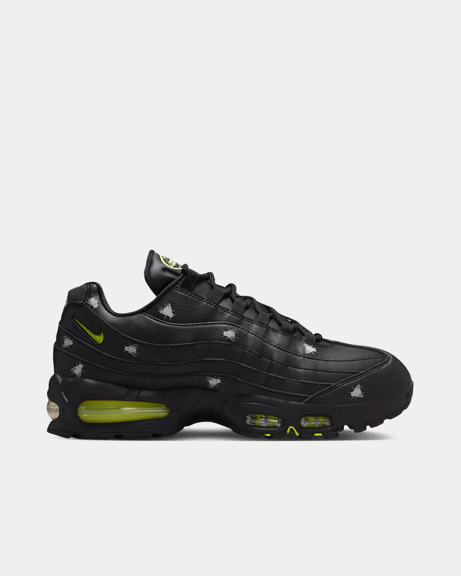 Nike Unisex Air Max 95 'Houseflies' Neon Yellow / Black Low Top ...
