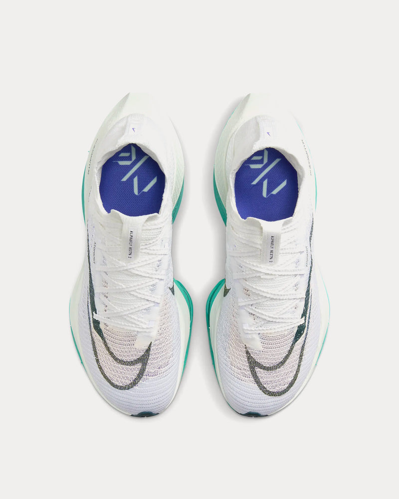 Nike Women's Alphafly 2 White / Clear Jade / Light Ultramarine / Deep ...