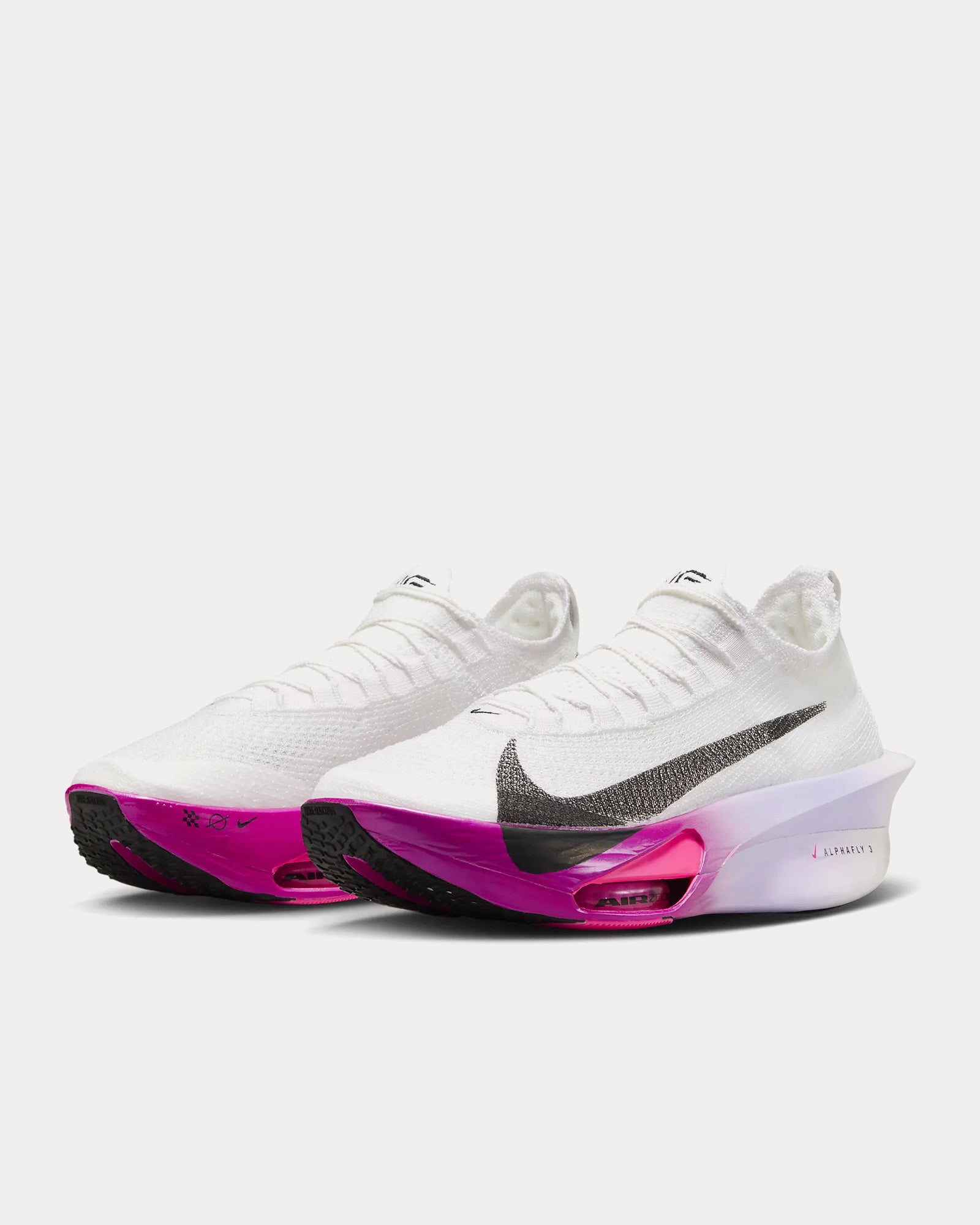 Nike Men's Alphafly 3 White / Purple Agate / Vivid Grape / Black ...