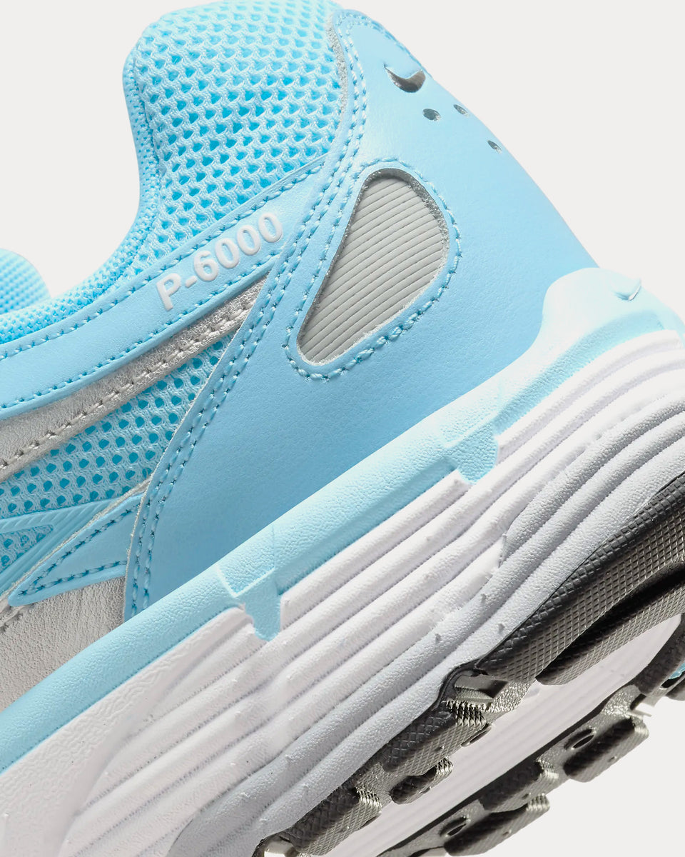 Nike P-6000 Aquarius Blue / Metallic Silver / White / Black Low Top ...