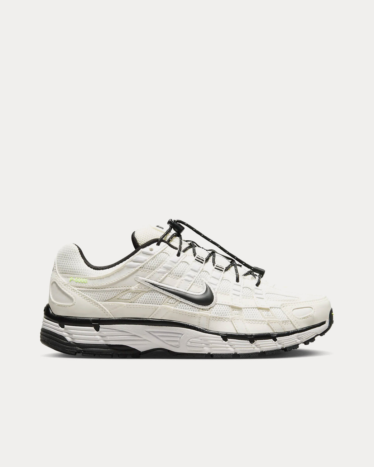 Nike P-6000 Sail / Lime Blast / Reflect Silver / Black Low Top Sneakers ...