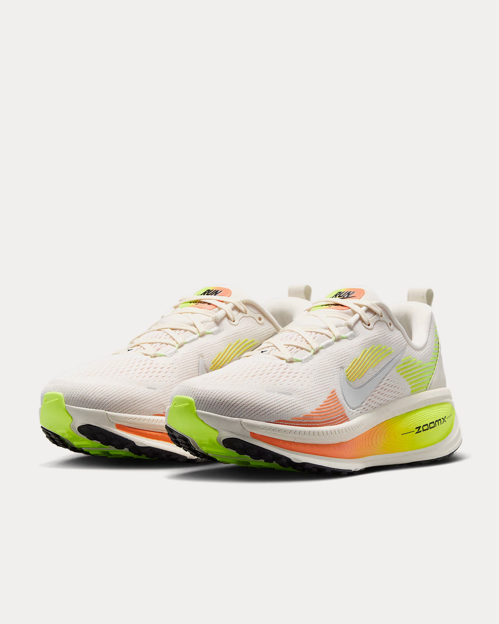 Nike Women's Vomero 18 Phantom / Light Wild Mango / Volt / Metallic ...