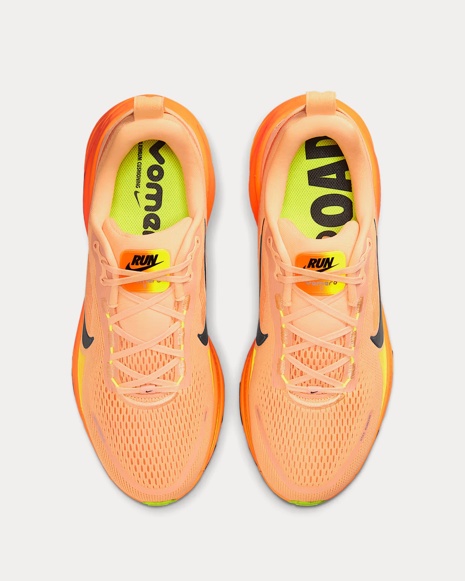Nike Men's Vomero 18 Orange Chalk / Total Orange / Volt / Black Running ...
