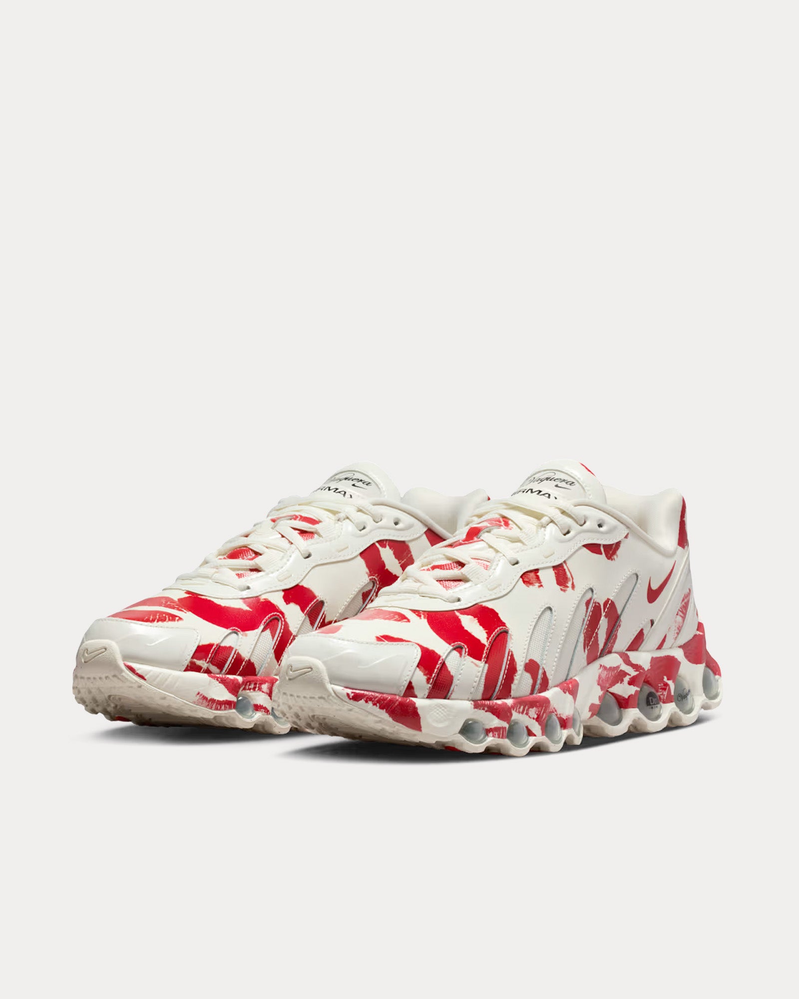Nike x Vaquera Women's Air Max Dn8 Sail / Prime Red Low Top Sneakers ...