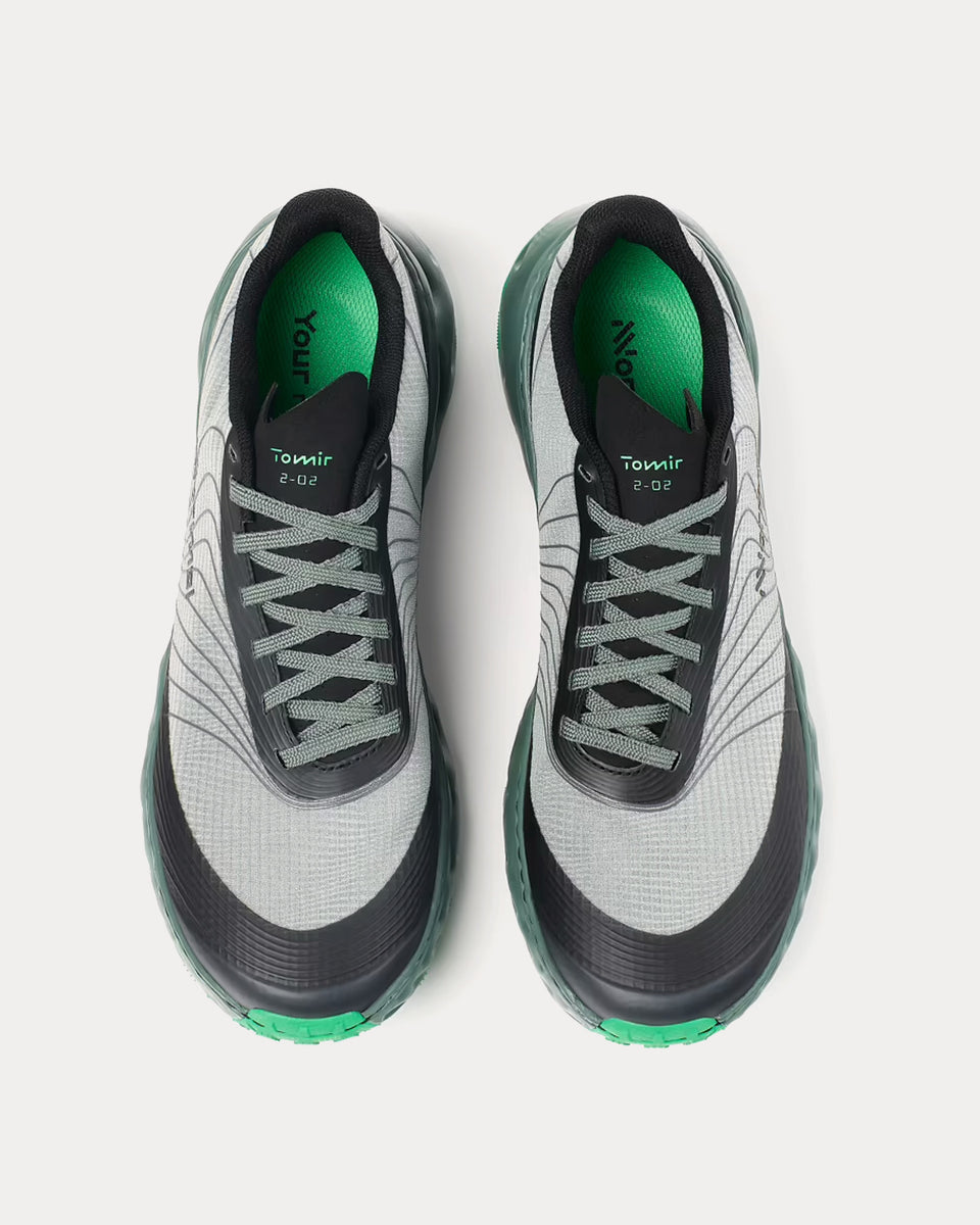 NNormal Tomir 2.0 Grey / Green Running Shoes - Sneak in Peace