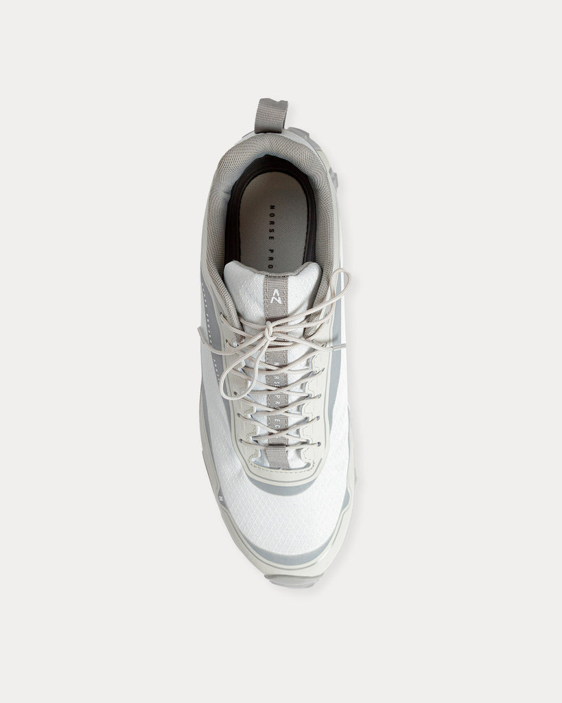 Norse Projects Lace Up Hyper Runner V08 White Low Top Sneakers - Sneak ...