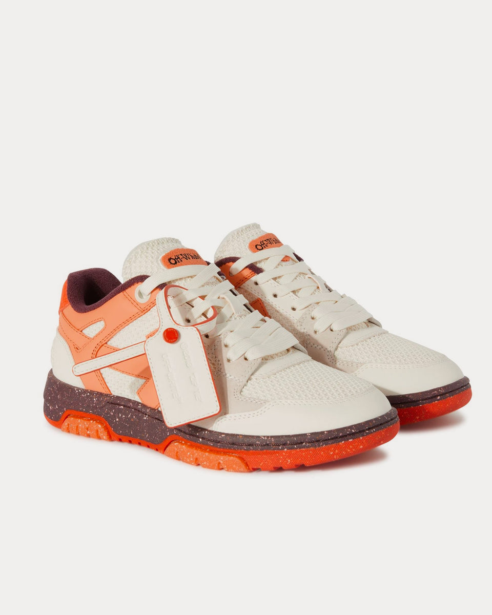 Off-White Slim Out Of Office Off-White / Peach / Orange Low Top ...