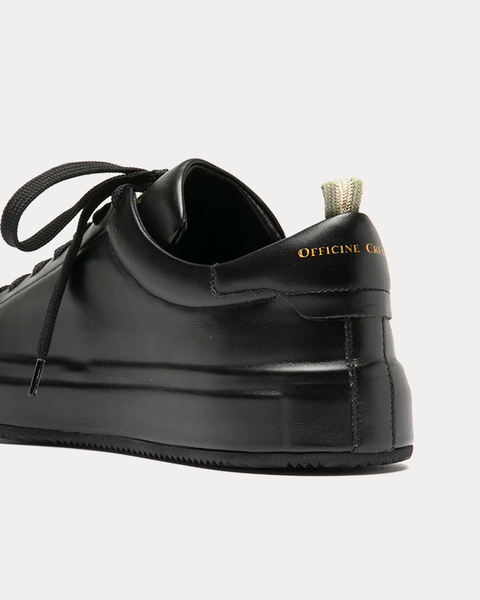 Officine Creative Men's Easy 001 Leather Black Low Top Sneakers & Trainers