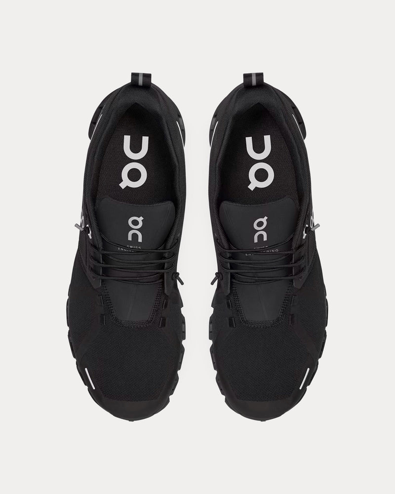On Running Men's Cloud 5 Waterproof All Black Running Shoes