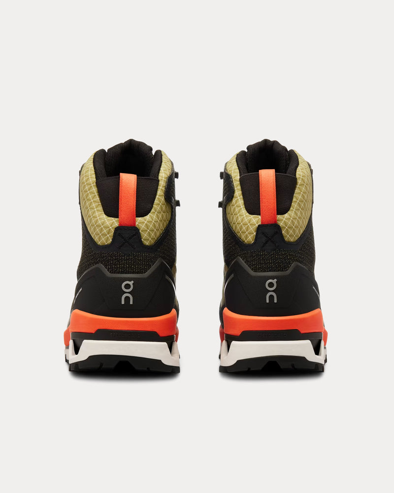 On Running Women's Cloudalpine Waterproof Safari / Black Hiking Boots